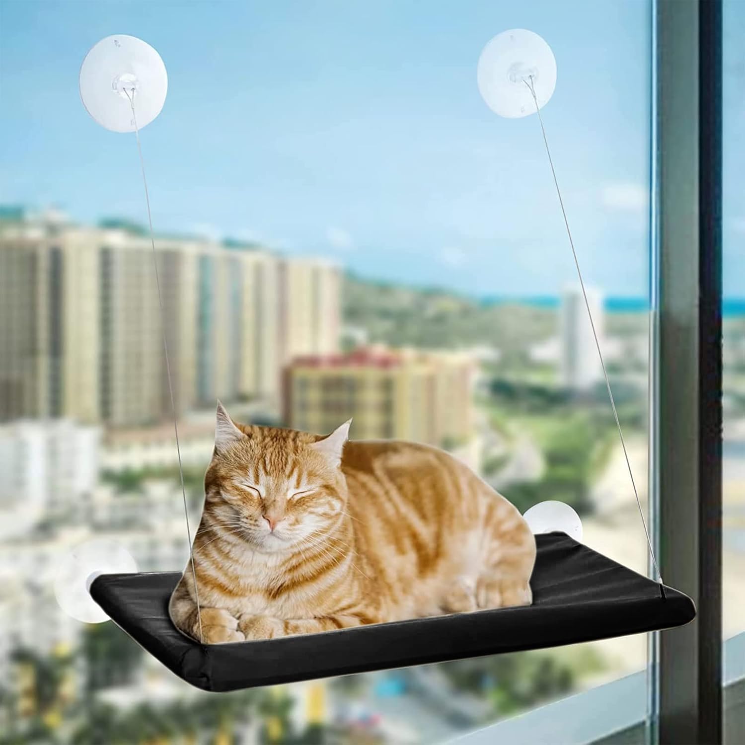 YAUYAP Hamaca para Gato, Cama Colgante para Gatos, Hamaca para Ventana ...