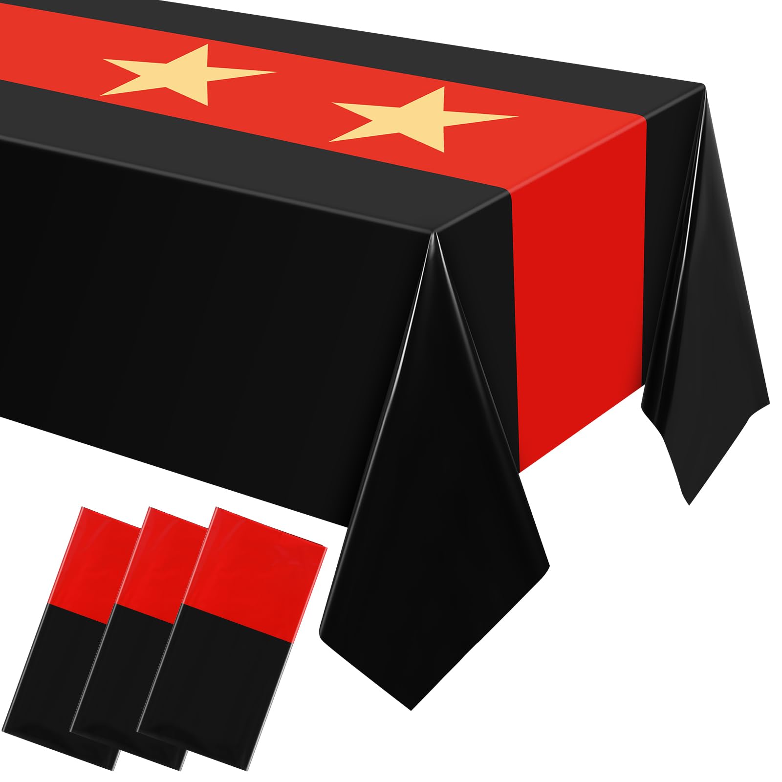 Amazon.com: Oudain Movie Night Tablecloth Plastic Waterproof Rectangle ...