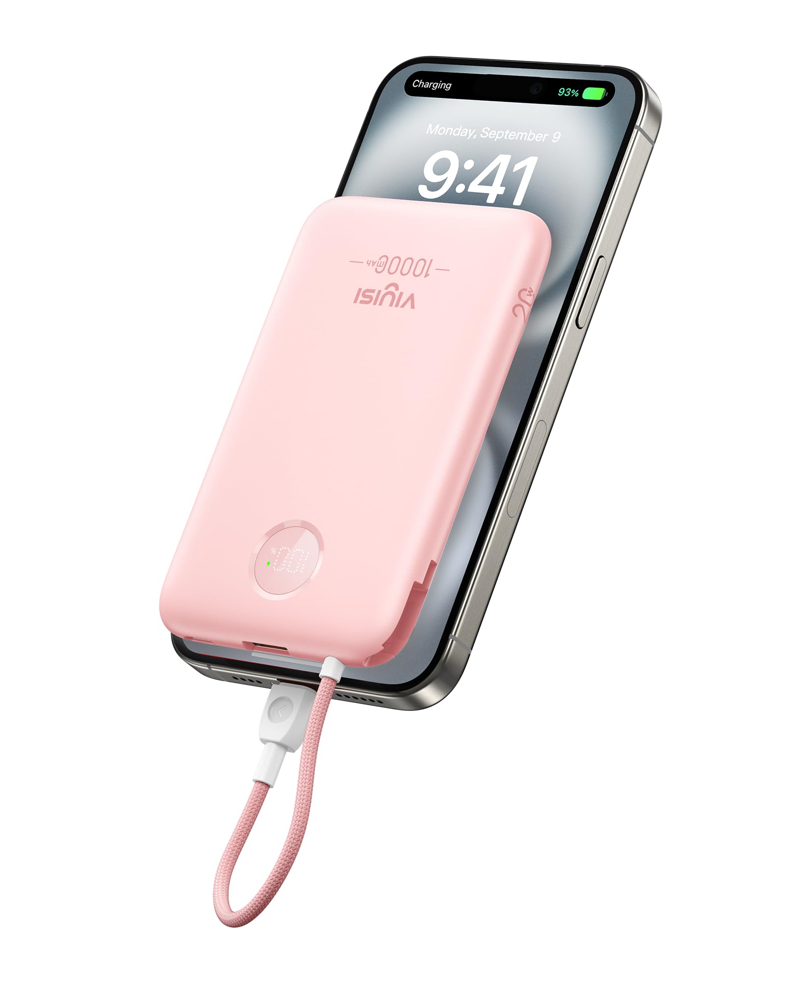 Amazon.com: VIYISI Slim Power Bank 10000mAh, Travel Portable Charger ...