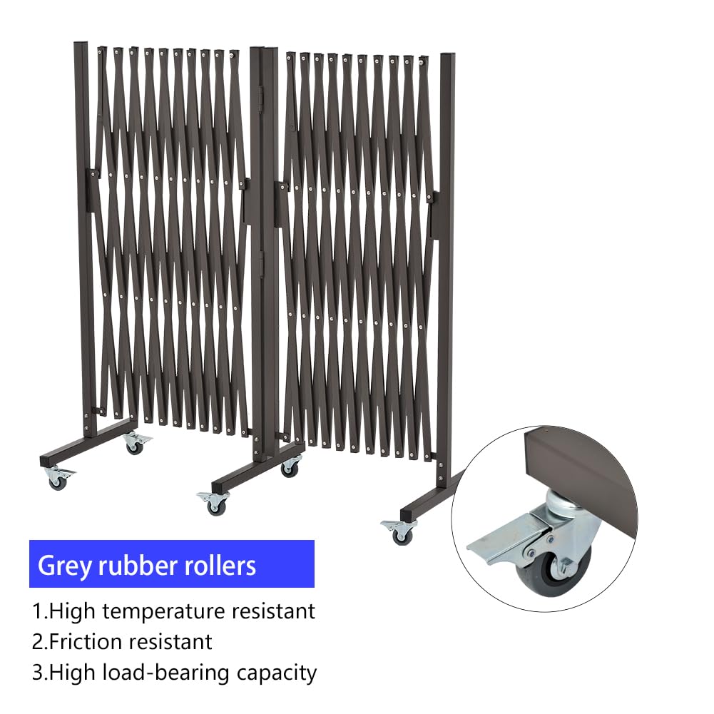 Metal Expandable Barricade, 0-180 Degree Rotating, Portable Safety ...