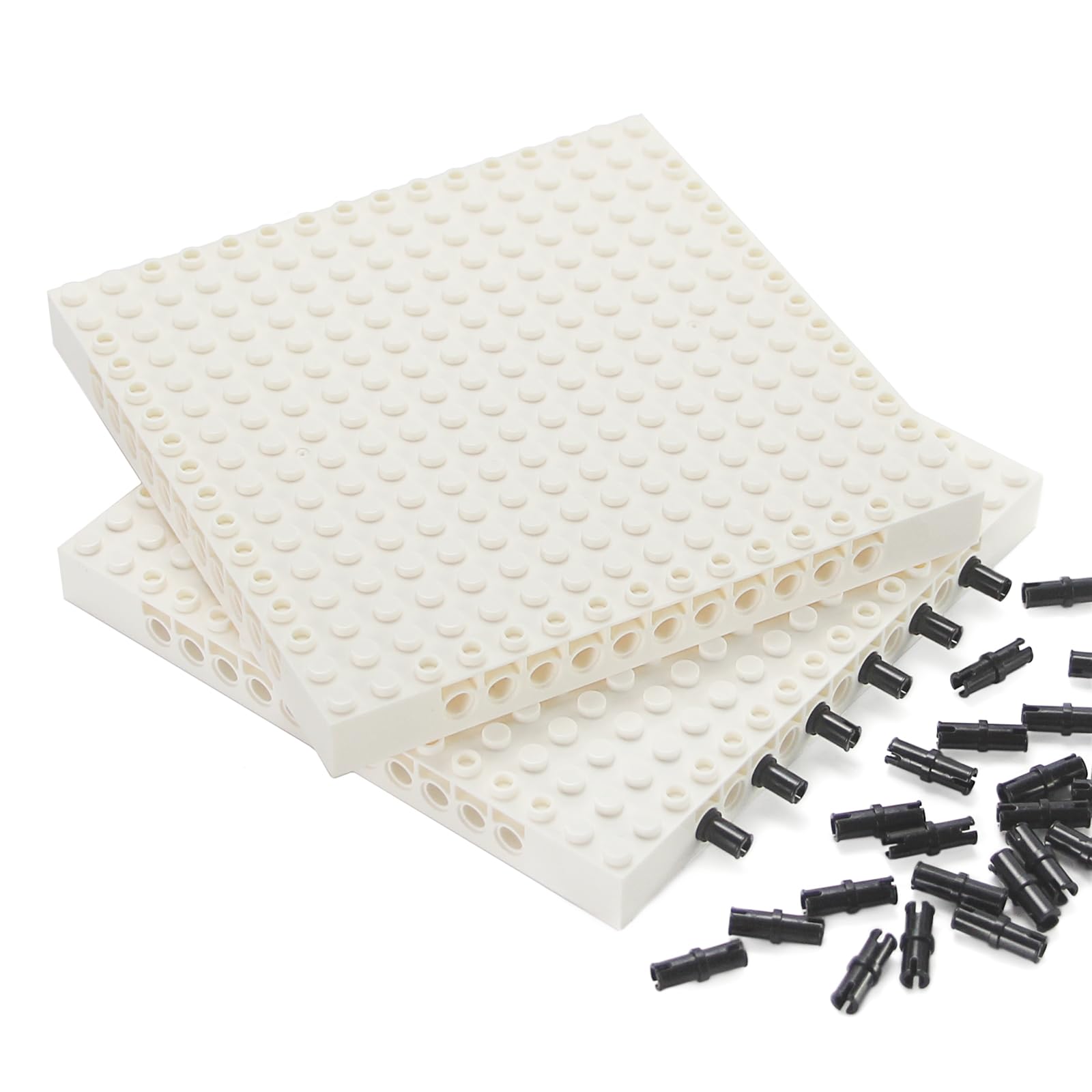 Snapklik.com : Feleph 9pcs Brick 16x16 White Plate 1/3