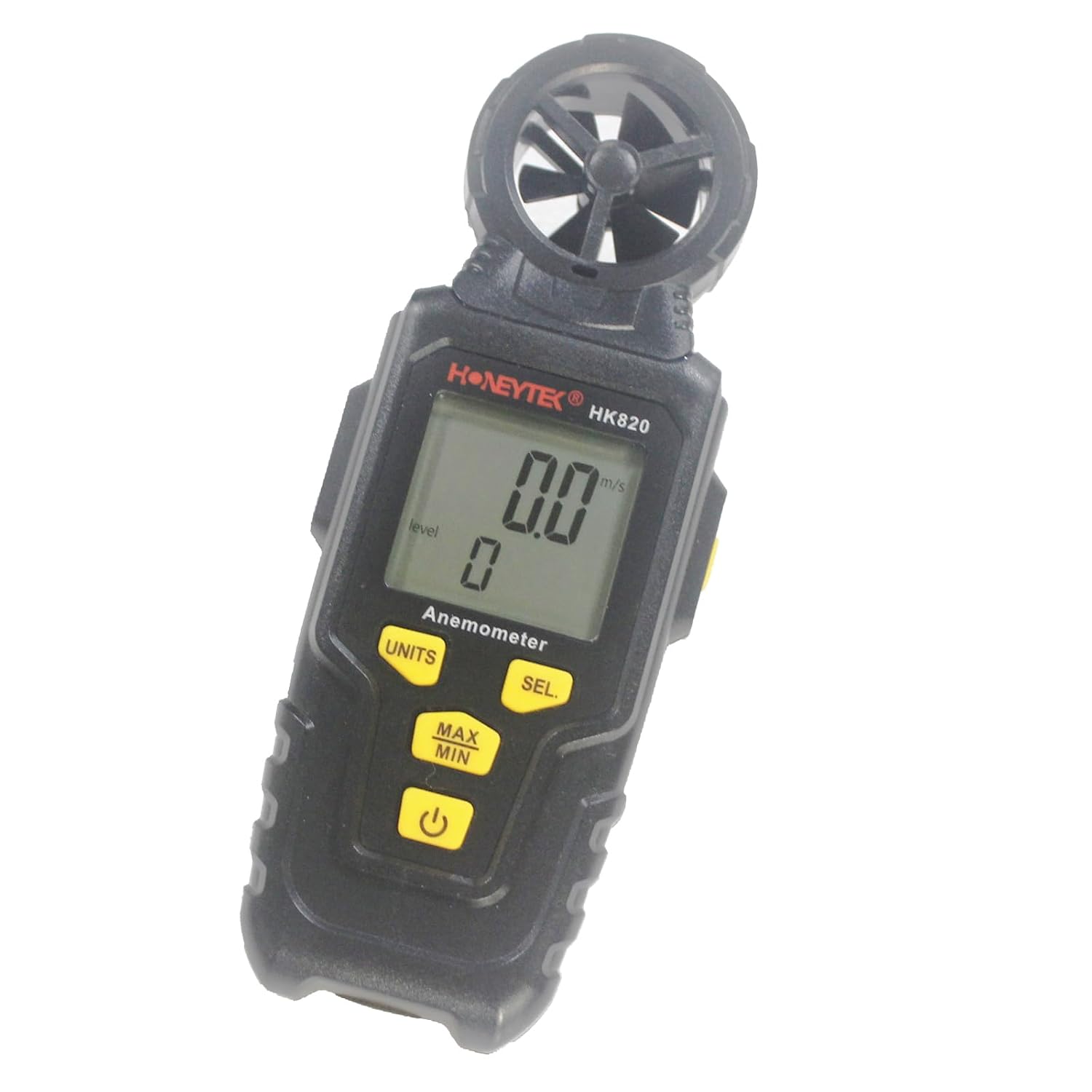 Amazon.com: Mini Handheld Anemometer Digital Display Wind Speed CFM ...