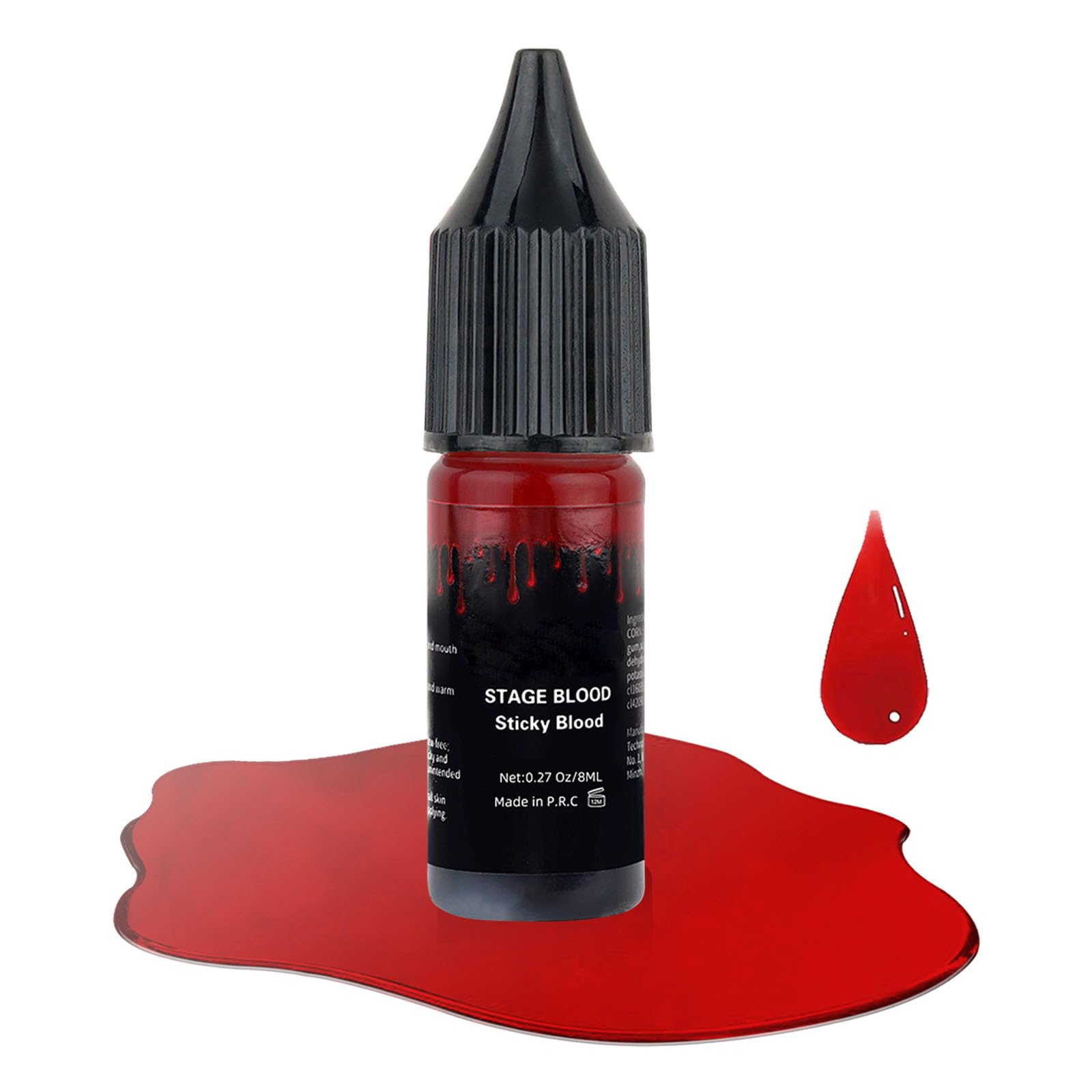Mysense Dripping Stage Fake Blood Washable(0.27 oz),Edible Realistic ...