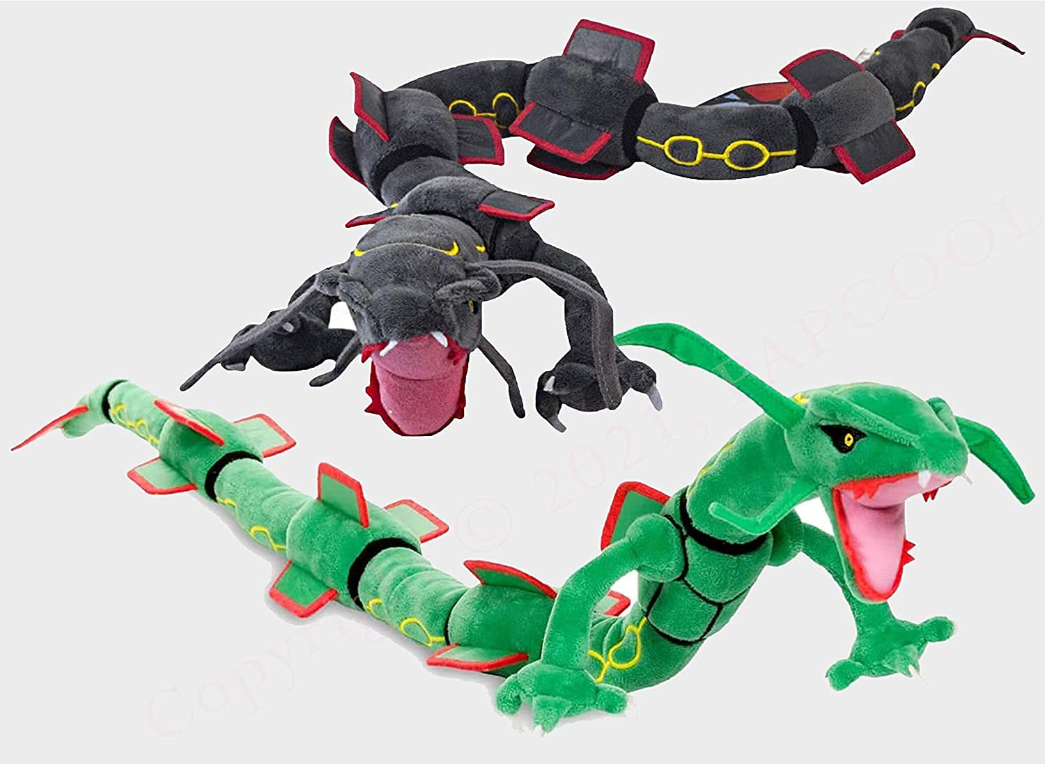 Buy Plush Stuffed Toy Rayquaza Plush Toy - Rayquaza Plushie - Green ...