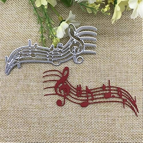 Amazon.com: 1 Pcs Music Note Cutting Dies,Music Note Metal Die Cuts,DIY ...