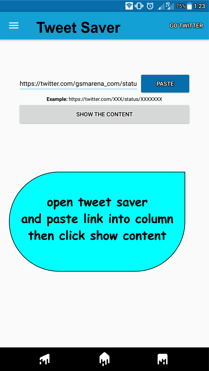 Tweet Saver - App on Amazon Appstore