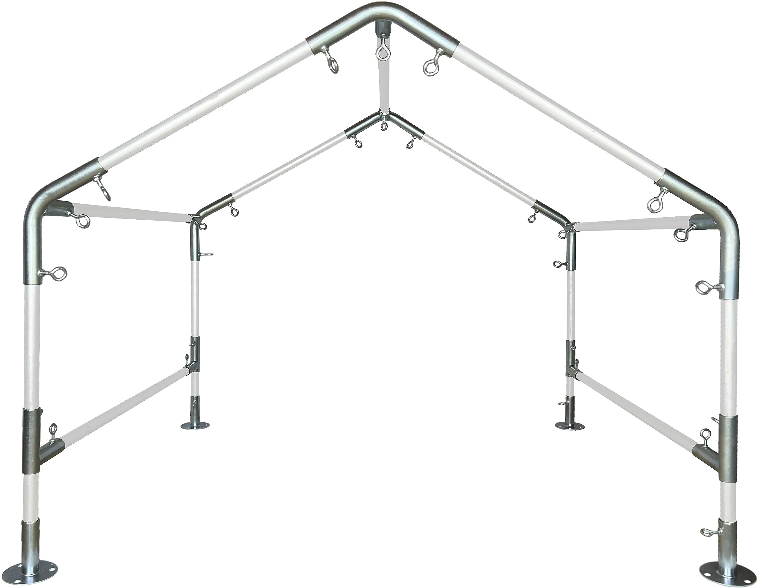 Amazon.com: 10' x 10' High Peak Canopy Fittings, DIY RV & Boat Carport ...