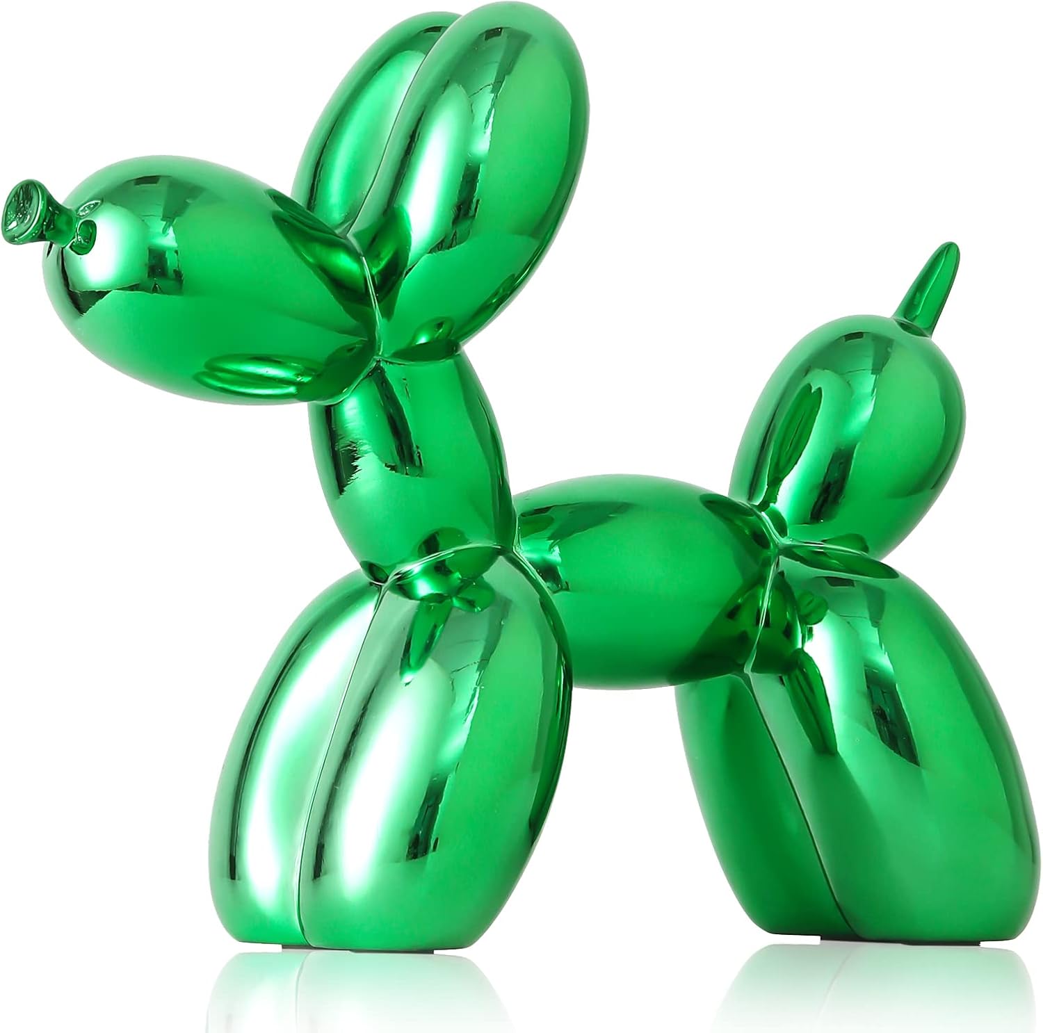 Amazon.com: OTANG Balloon Dog Sculpture, Shiny Animal Dog Statue, Cute ...