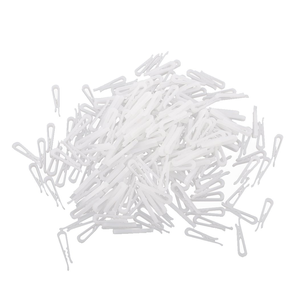 200 Pieces Plastic Clip with Teeth for Dress Shirt Garment Packaging ...
