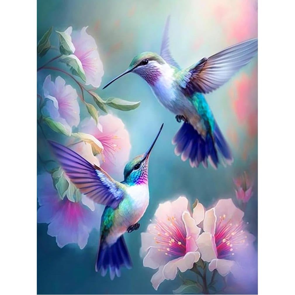 Amazon.com: JFYHAB Hummingbird Diamond Painting Kits for Adults - DIY ...