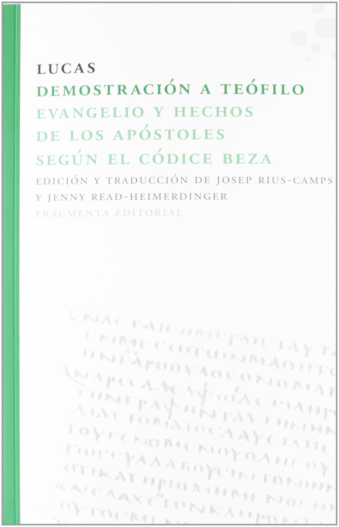 Buy Demostracion a Teofilo / Demonstration of Teofilo: Evangelio Y ...