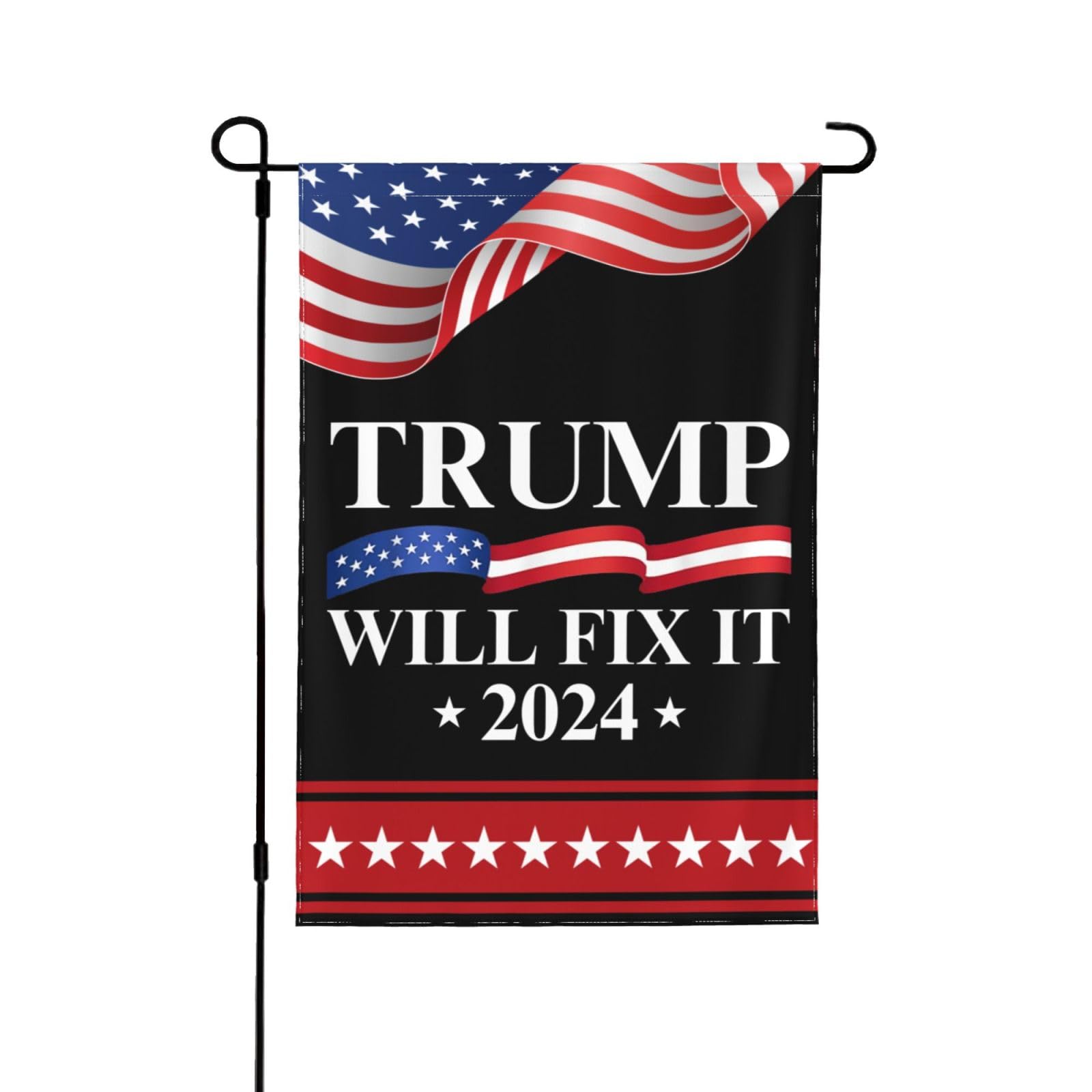 Amazon.com : Trump Will Fix It Garden Flag 12x18 Inch Double Sided Fix ...