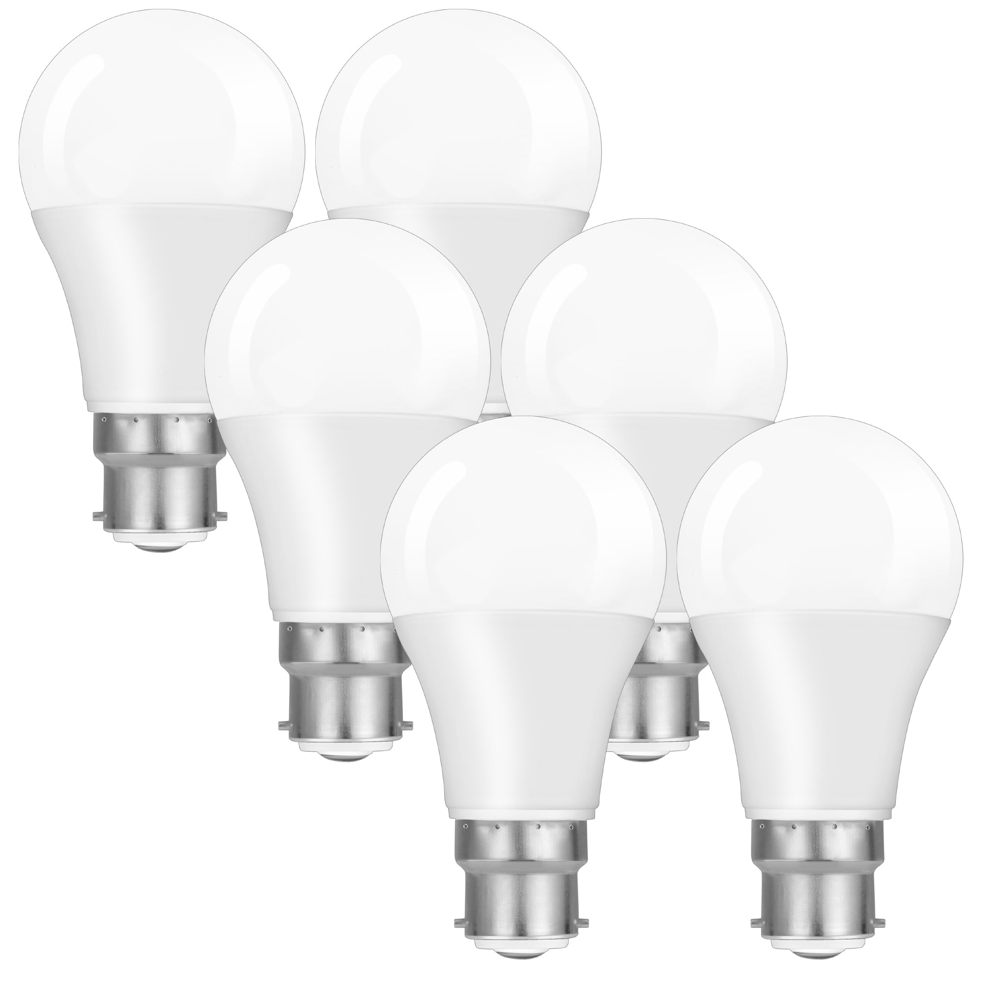 Bayonet Light Bulbs 100W Equivalent, B22 LED Bulb Warm White 3000K ...