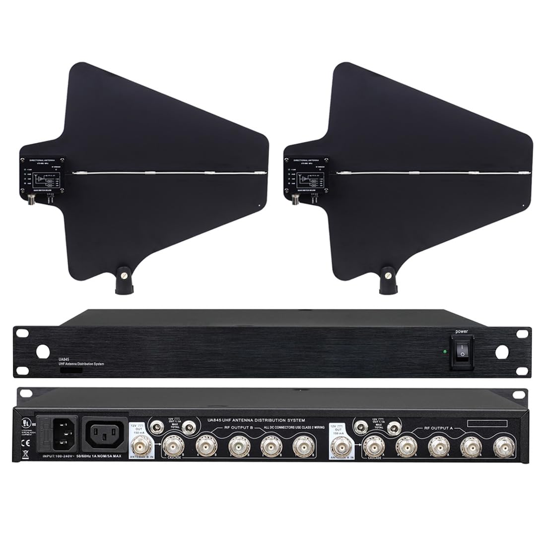 Buy UHF Active Directional Antenna Power Distribution System for SHURE ...