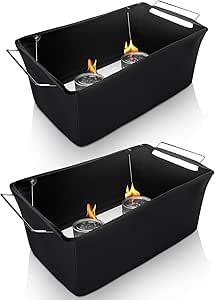 Amazon.com: 2-Pack Chafer Wind Guard by Peurif,Chafer Stand Cover ...