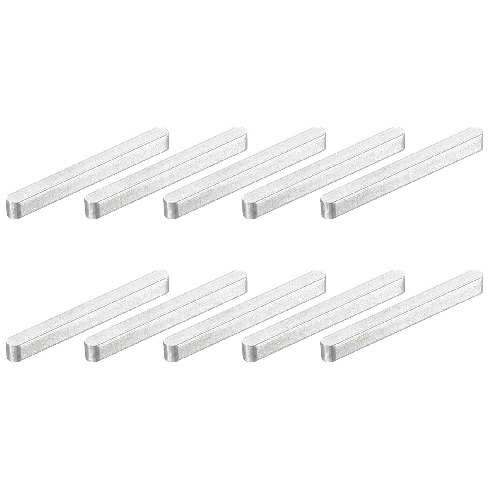 Amazon.com: uxcell 10Pcs Round Ended Feather Key, 3x3x30mm Stainless ...