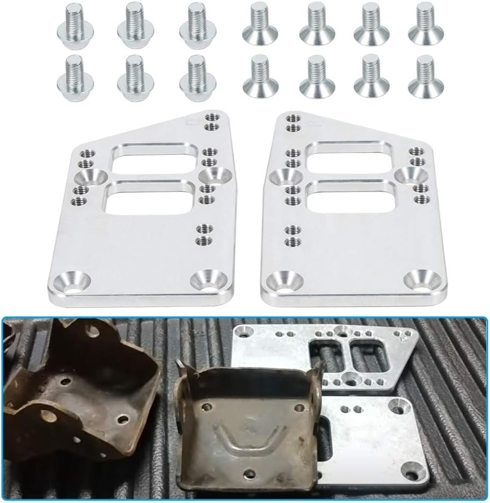 Amazon.com: LS Swap Motor Mounts Adapter Plates - LS Conversion ...