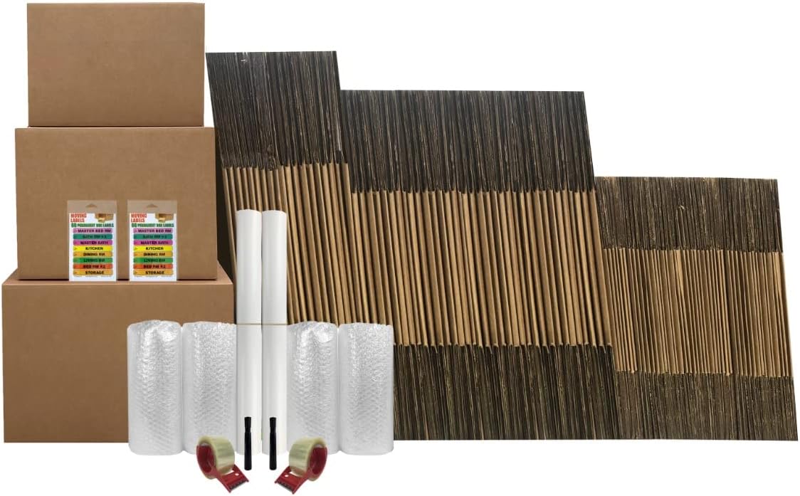 Amazon.com: 9 Room Bigger Boxes Kit- 105 Bigger Boxes & $109 in Moving ...