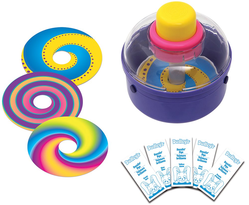 Buy Paper Magic Group Spin an Egg Dye Kit by Dudley's, Perfect for ...