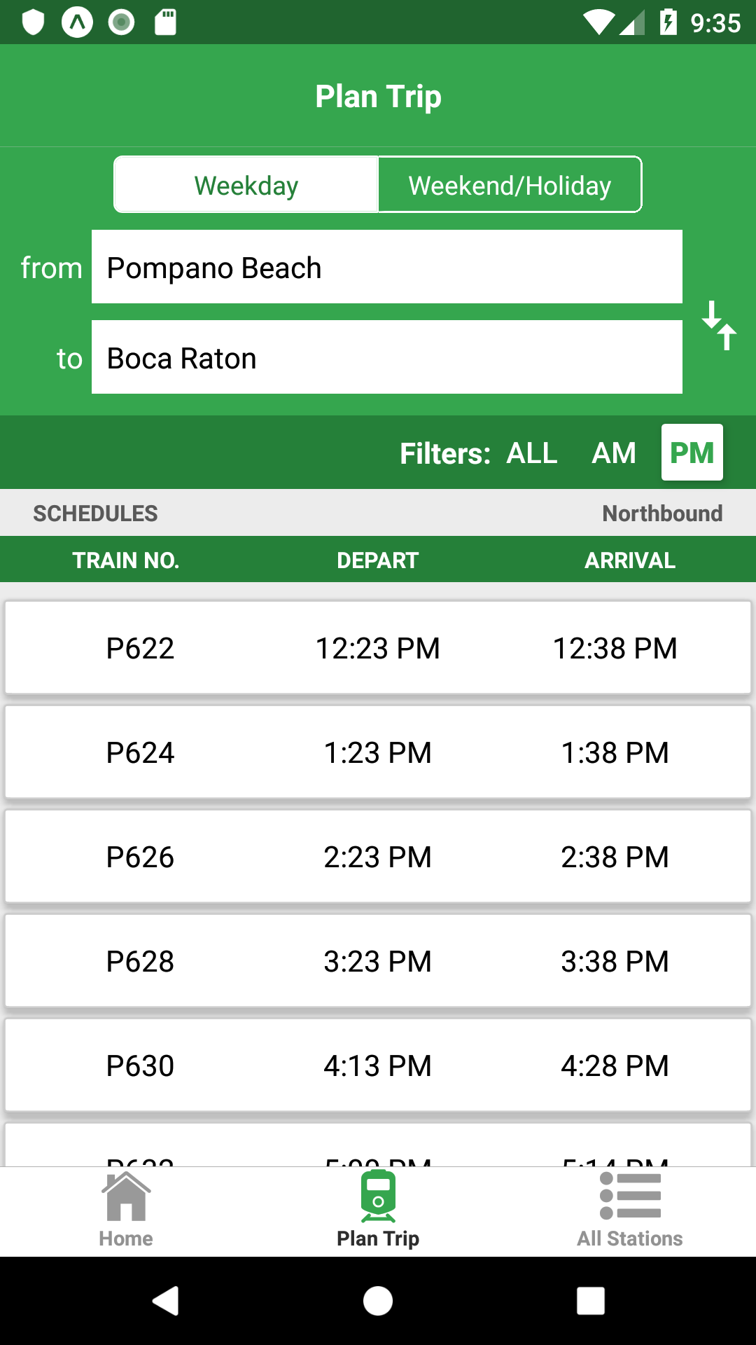 Koolrail - The Tri Rail App Today - App on Amazon Appstore
