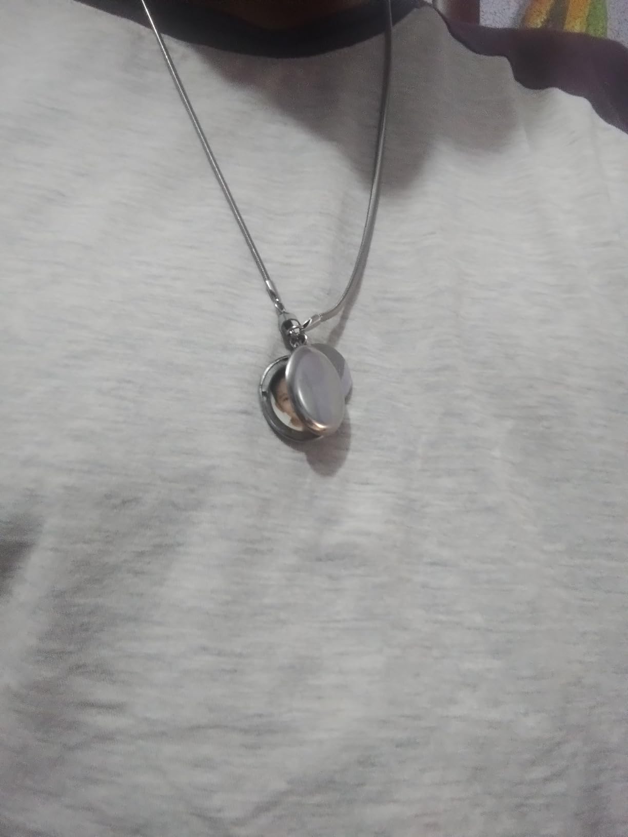 Relicario con medallón de Corazón - colgante para fotos y notas ...