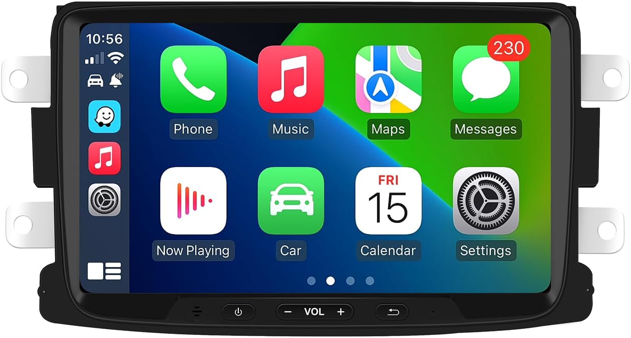 Roadanvi 8" Android Autoradio für Renault Universal Dacia Sandero ...