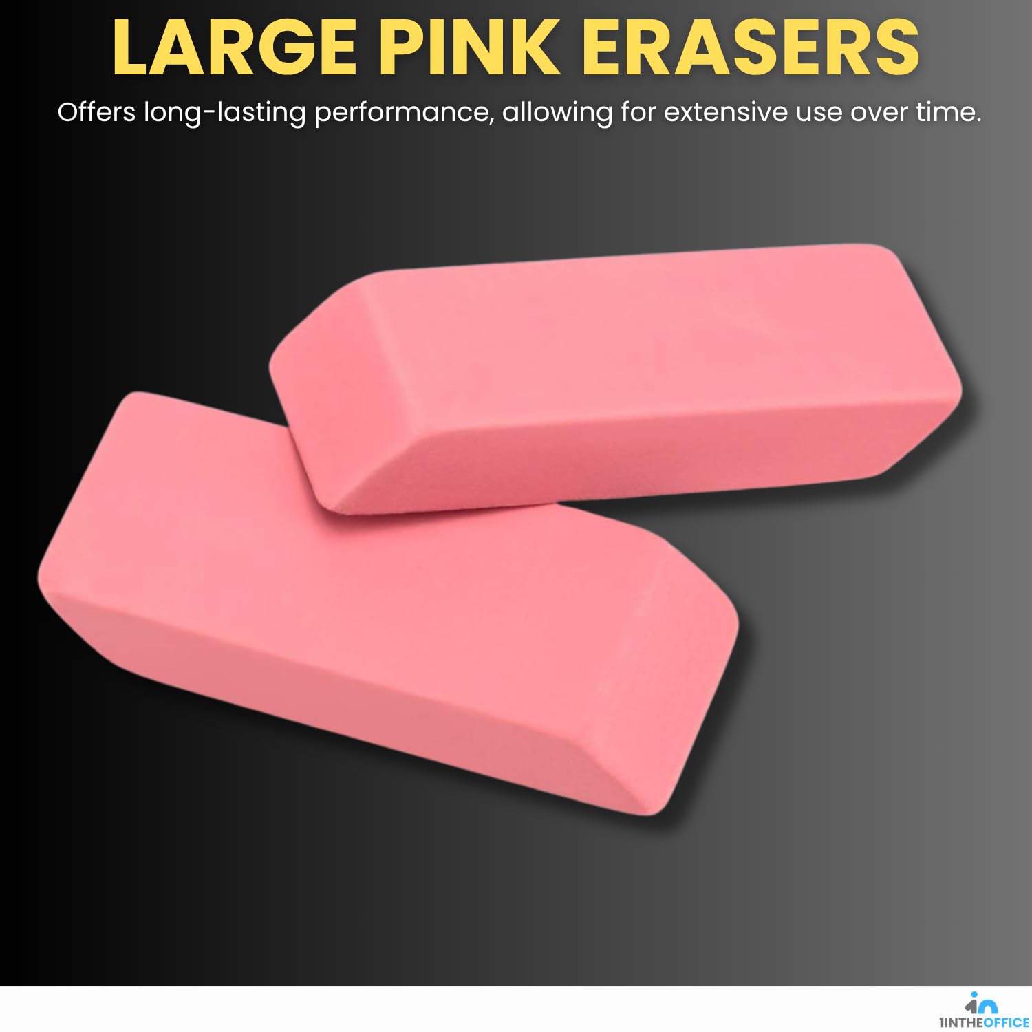 Snapklik.com : Pink Bevel Eraser, Block Erasers, Slanted-Edge ...