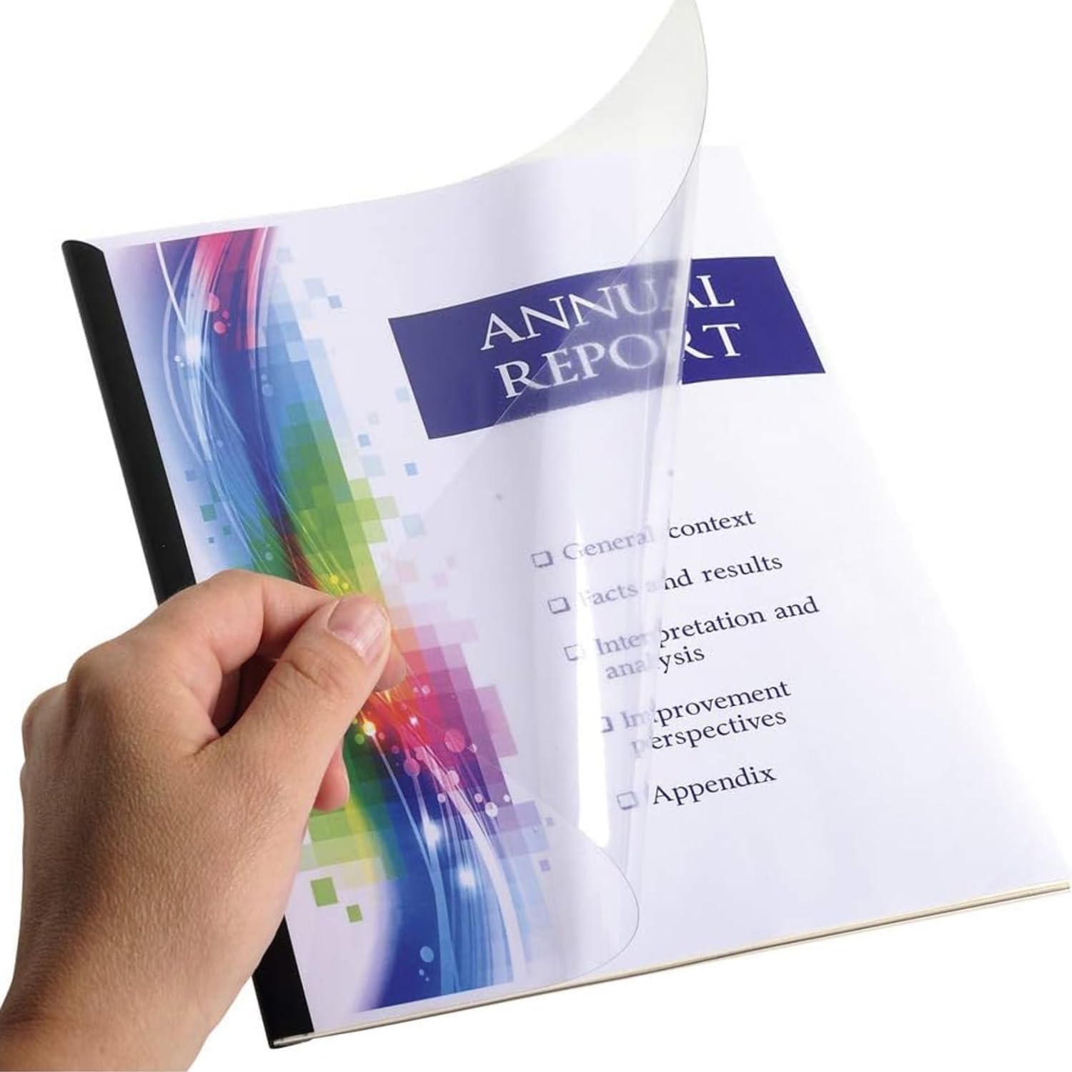 ACROPAQ Reliure Dossier A4 - Kit Relieuse