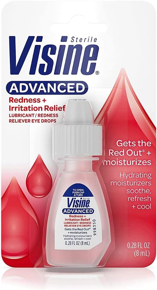 Amazon.com: Visine Advanced Relief Redness Reliever Eye Drops, 0.28 oz ...