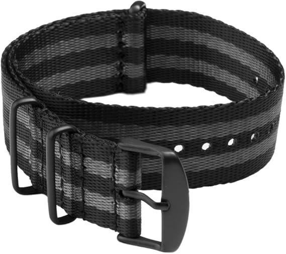 Archer Watch Straps - Seat Belt Weaved Nylon Military Style Watch Strap ...