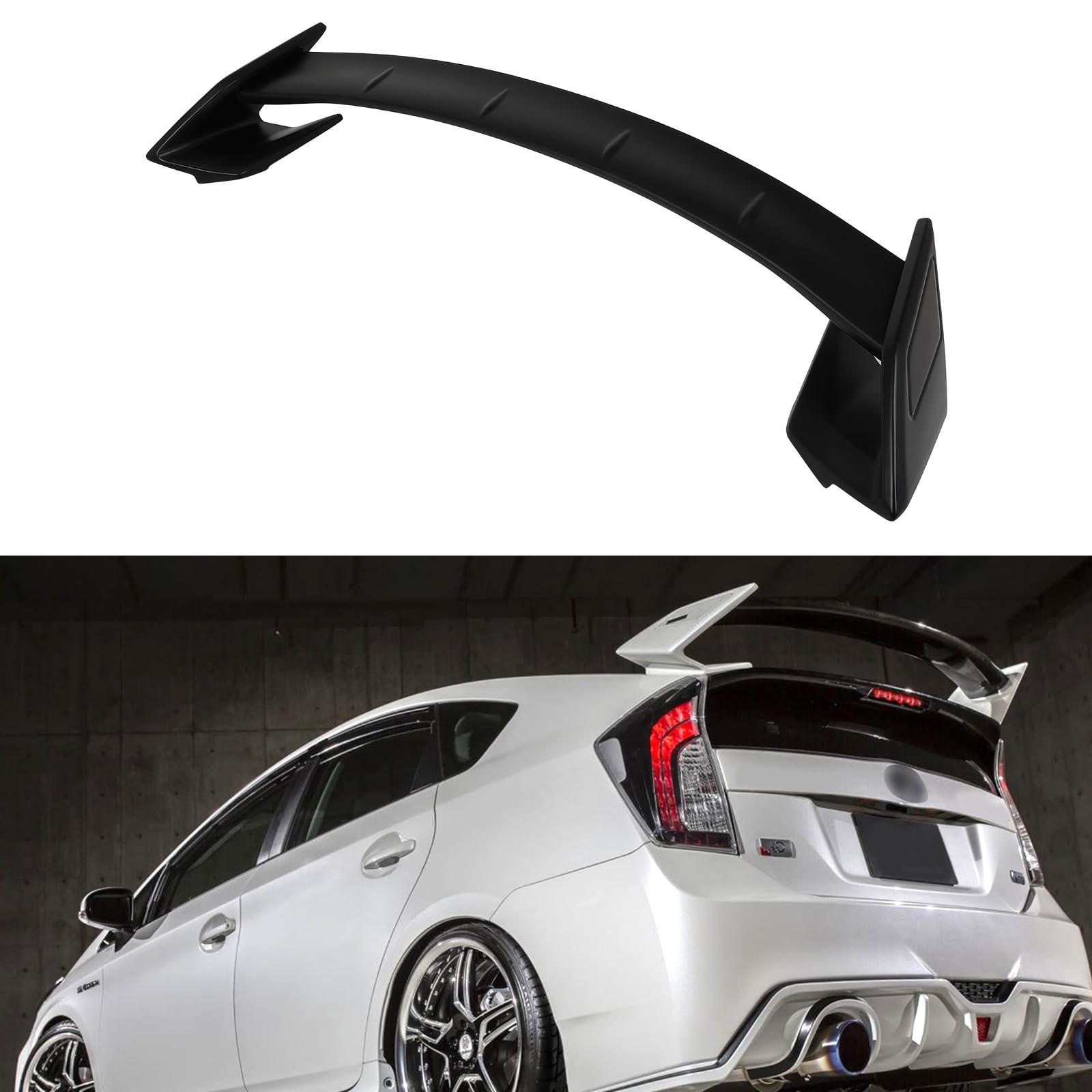 Amazon.com: cciyu Pedestal Rear Trunk Lip Spoiler Wing Fits for 2010 ...