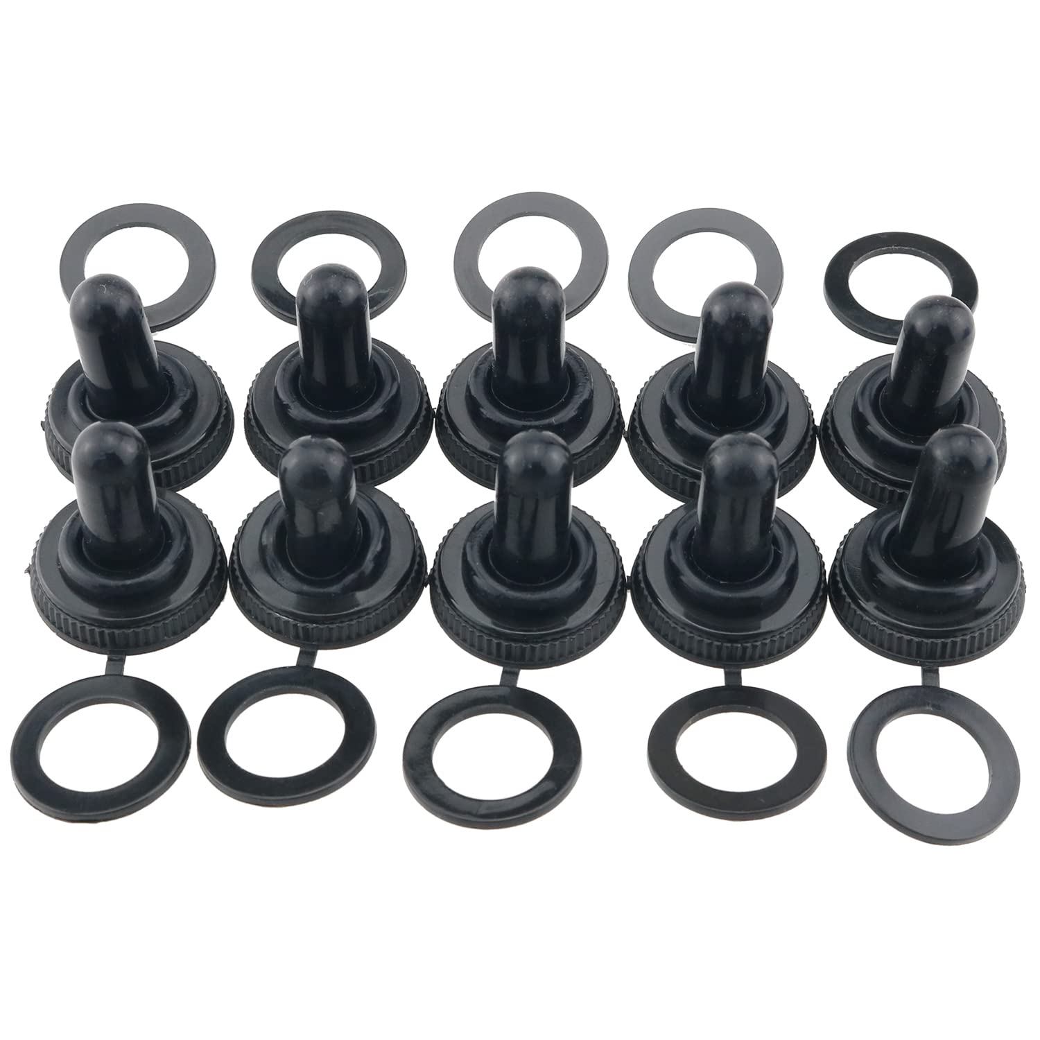 Amazon.com: 12mm Toggle Switch Cover FMHXG 10PCS 12mm Toggle Switch ...