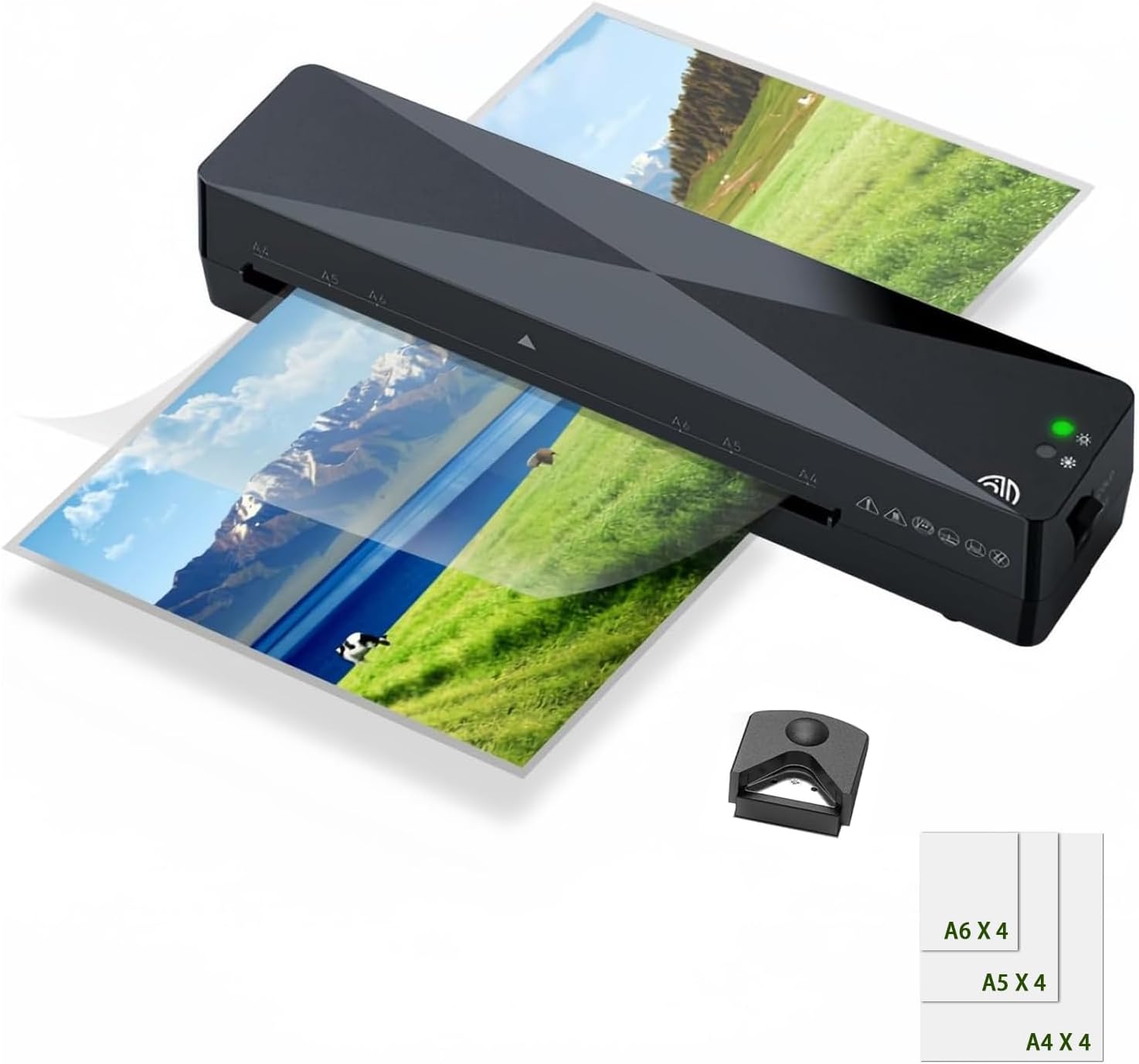 Amazon.com : Mini Laminating Machine Supports 2R to A4, Hot and Cold ...