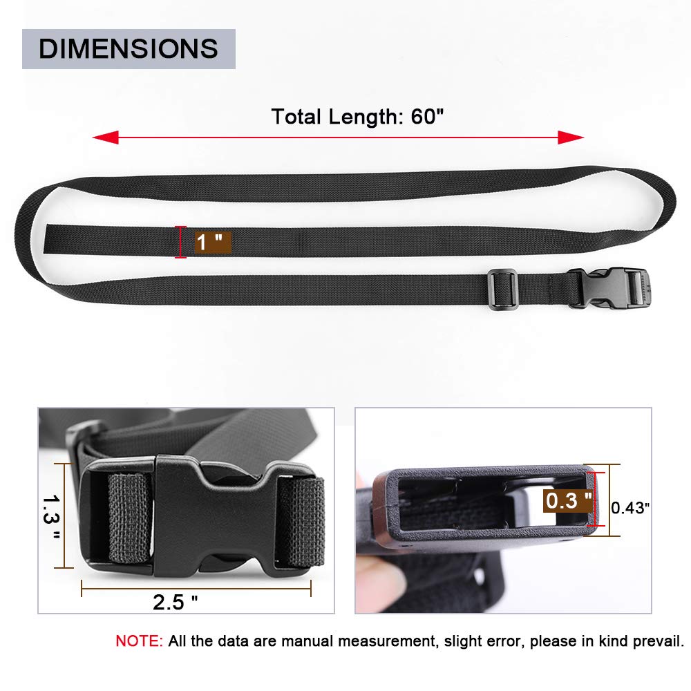 Snapklik.com : MAGARROW 40" 60" Strap Buckle Packing Straps Adjustable ...