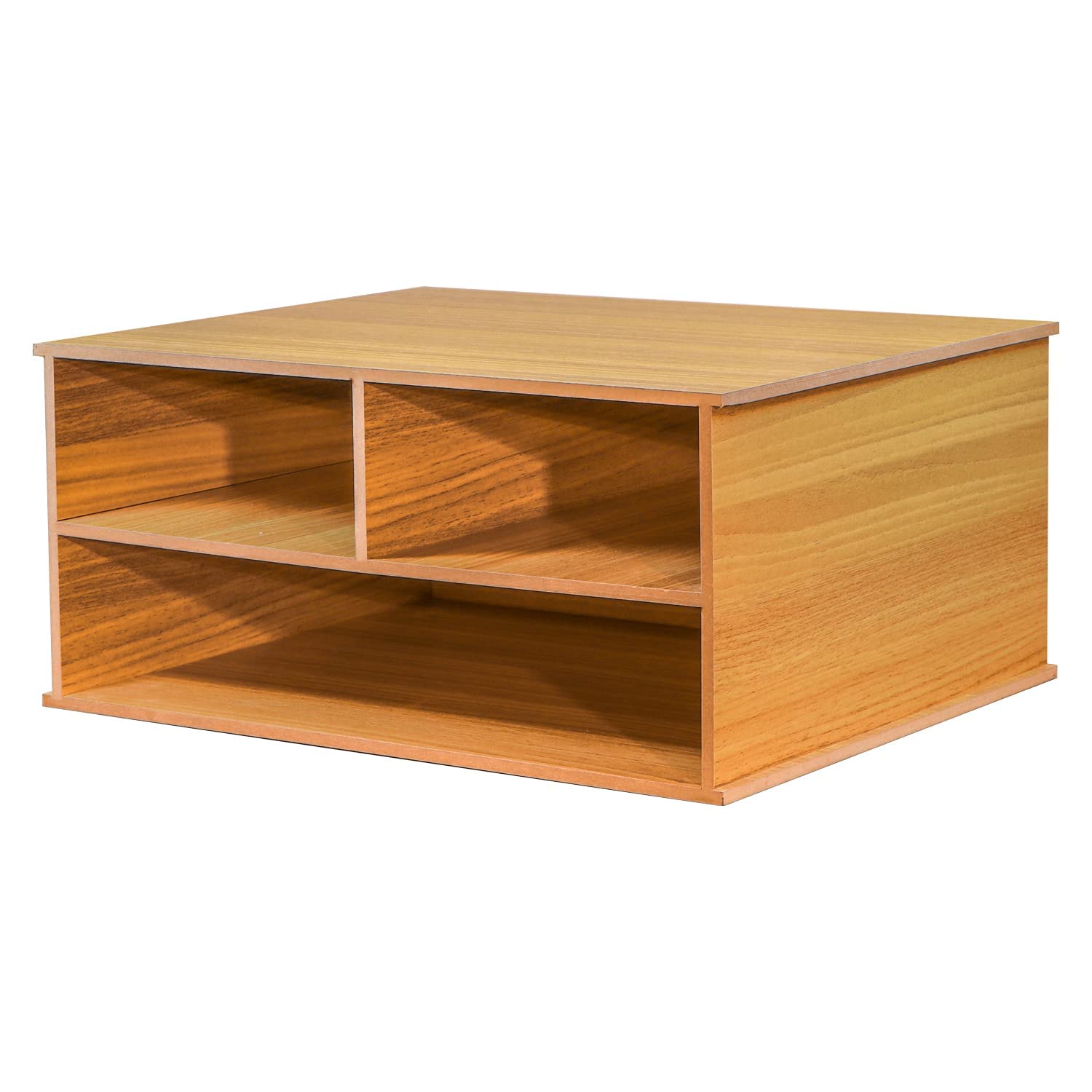 Buy HIKI ZIKI Wooden Printer Table Desktop Printer Rack 3 Shelf with ...