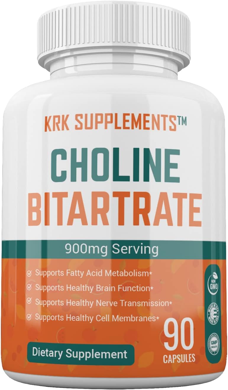 Amazon.com: Nutricost Choline Bitartrate 650mg, 240 Vegetarian Capsules ...