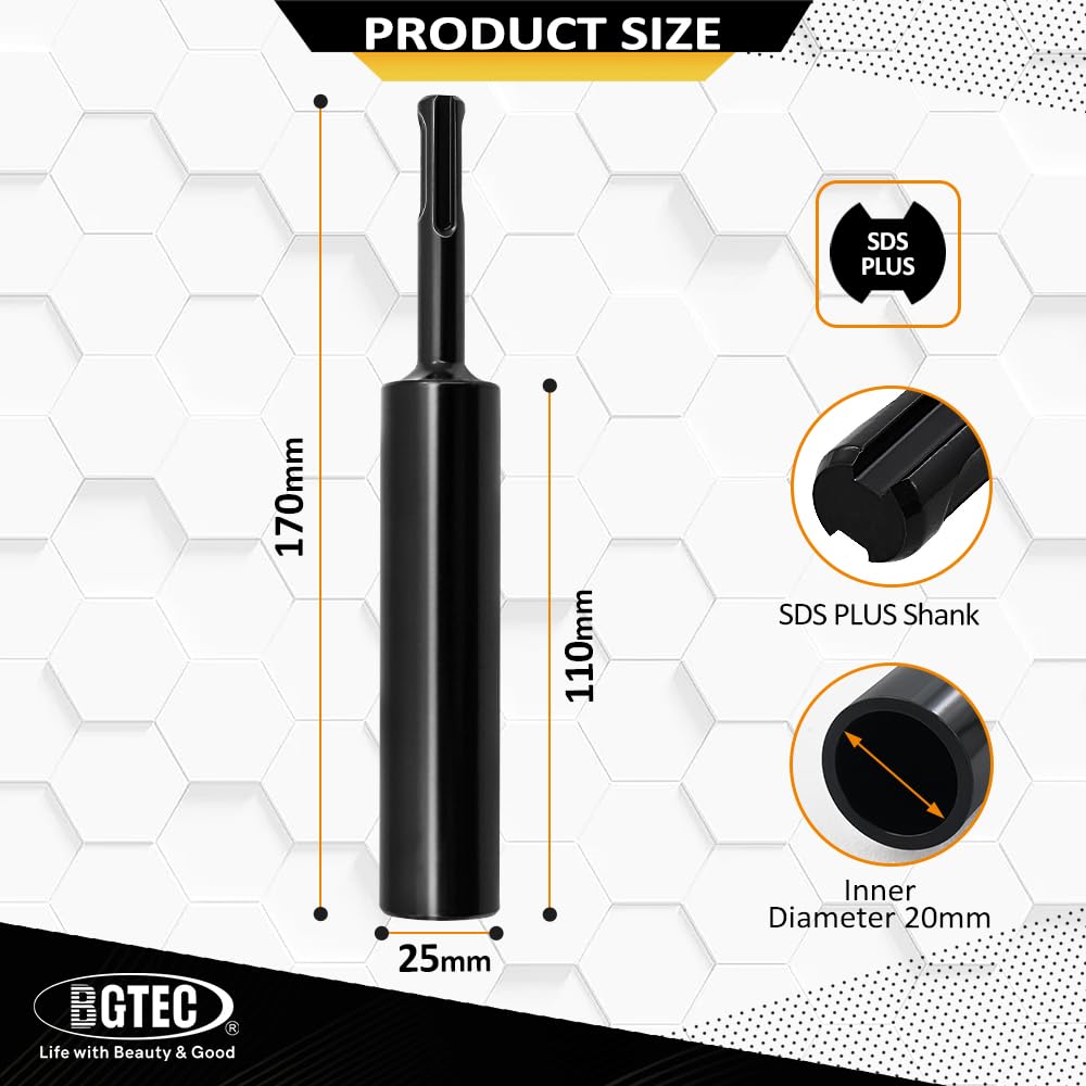 Snapklik.com : Ground Rod Driver Bit- 3/4" SDS Plus Grounding Rod For ...