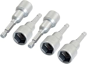 Uxcell a12120500ux0755 Gris Metal 1/10,2 cm vástago 14 mm Hex Socket ...