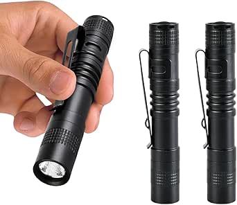 CASTNOO 3 PCS LED Pen Light, Pocket Flashlight with Clip, Portable Mini ...