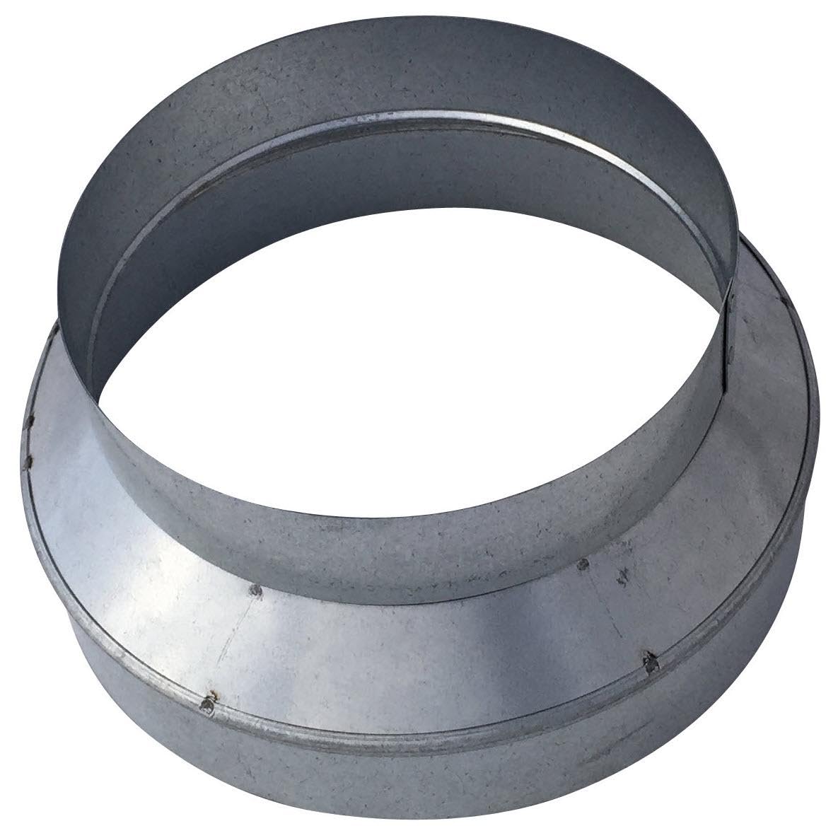 8x6 Inch Duct Reducer - Tapered Adapter Fits Most 6 to 8 Inch Round ...