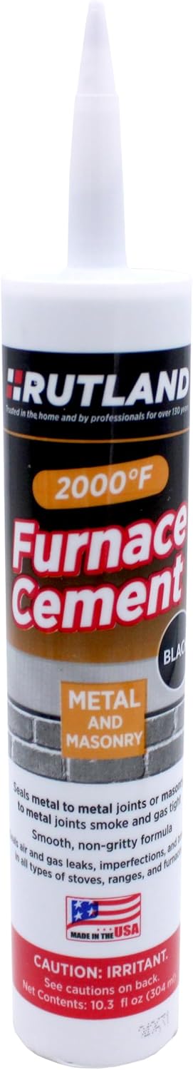 Rutland Furnace Cement Cartridge, 1-Cart, Black : Amazon.ca: Tools ...