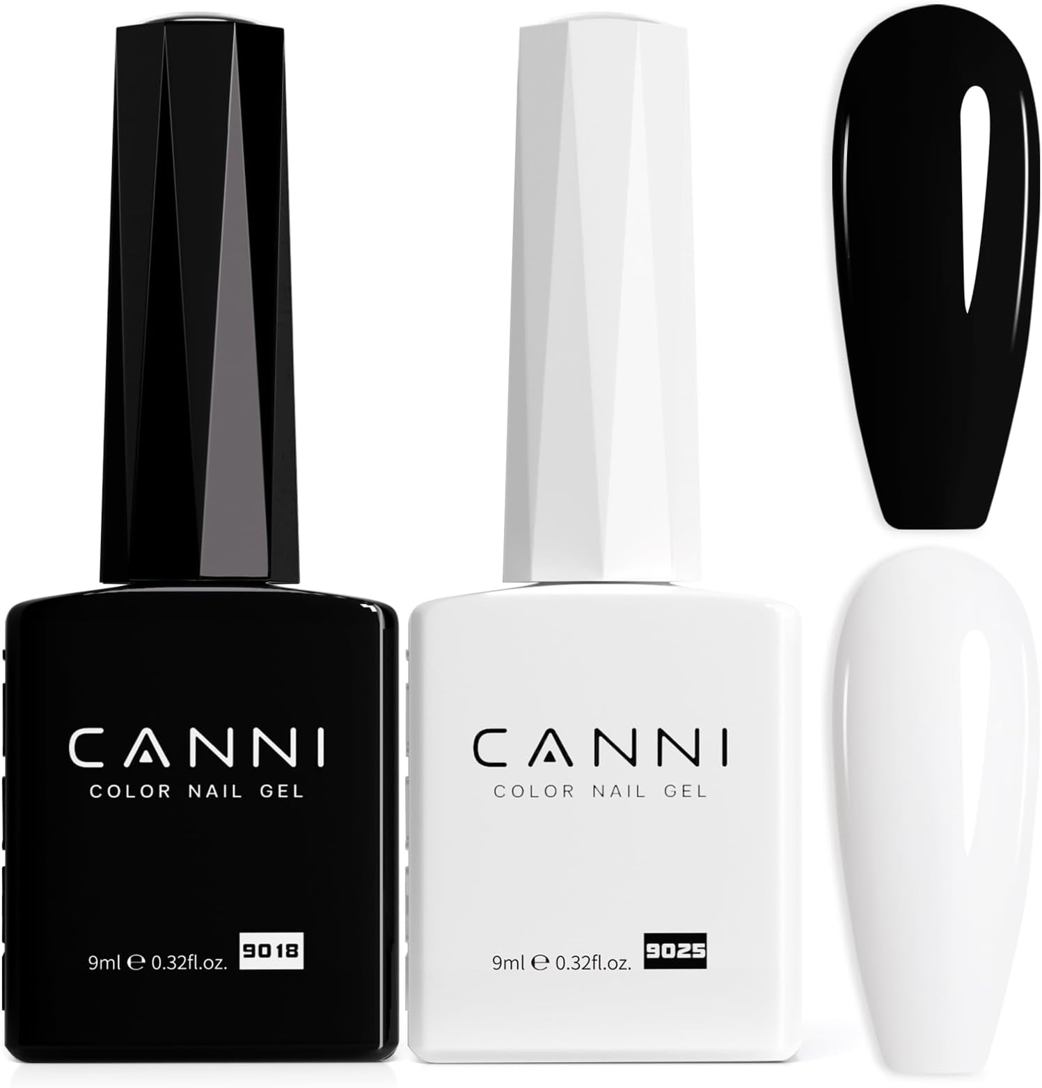 Amazon.com : CANNI 2Pcs Hema-Free Gel Top Coat Base Coat Gel Nail ...