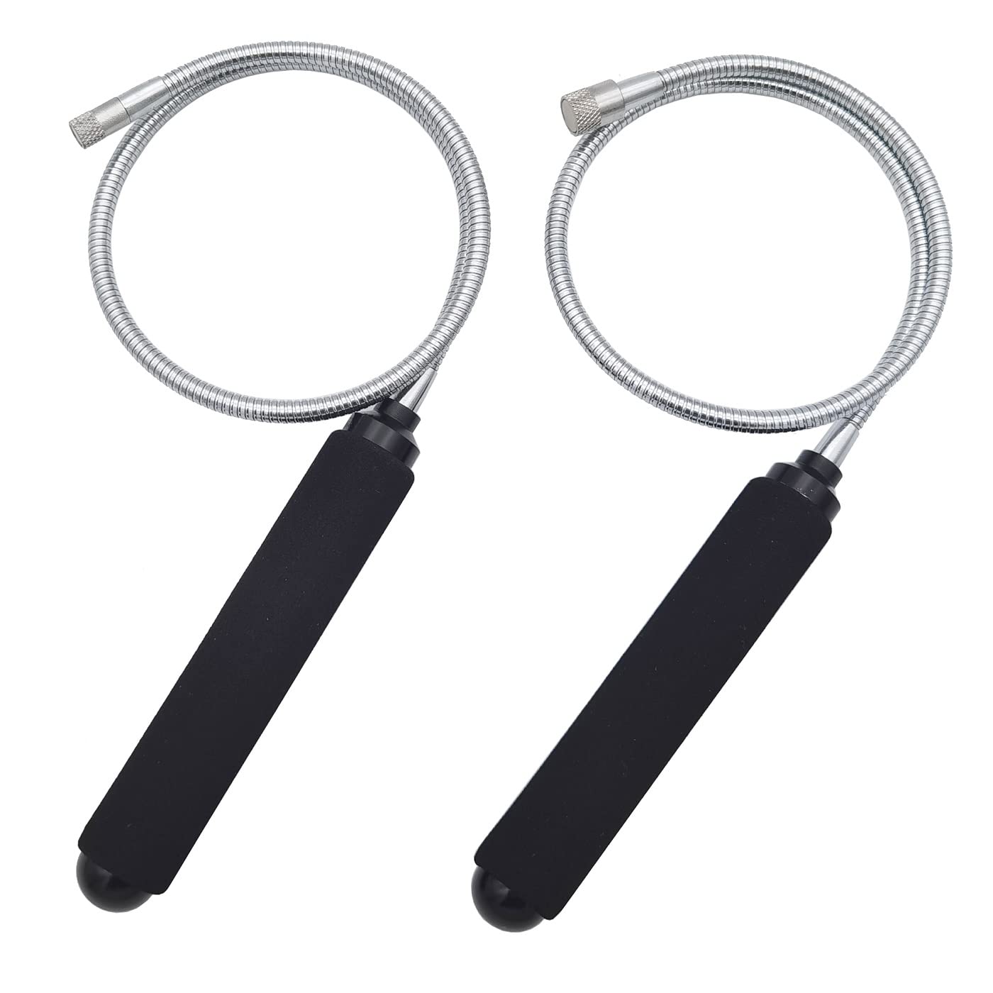 VASTOOLS Flexible Magnetic Pickup Tool Set, 2LB & 5LB, 25" Bendable ...