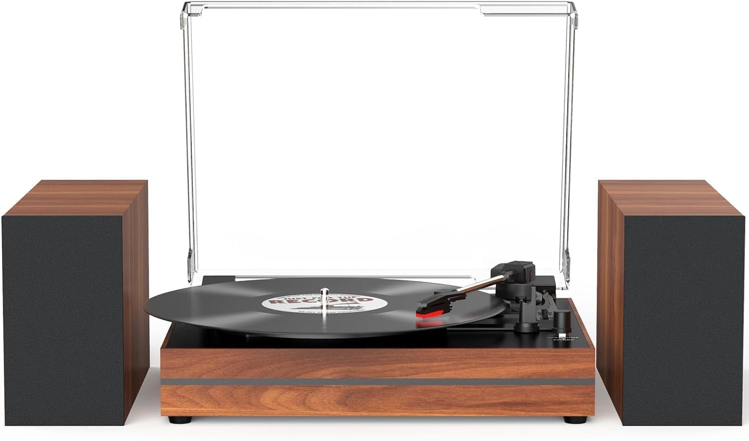 Snapklik.com : Retro Vinyl Record Player Bluetooth Desktop Phonograph ...