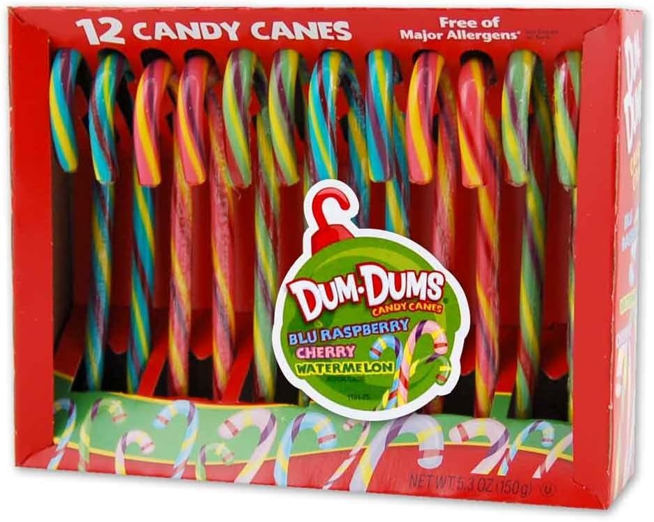Amazon.com : Jolly Rancher Candy Canes - Original Flavors - 12 ct ...