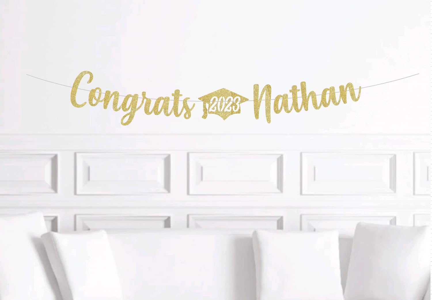 Amazon.com: Graduation Banner, Custom Name 2023 Graduation Banner Sign ...