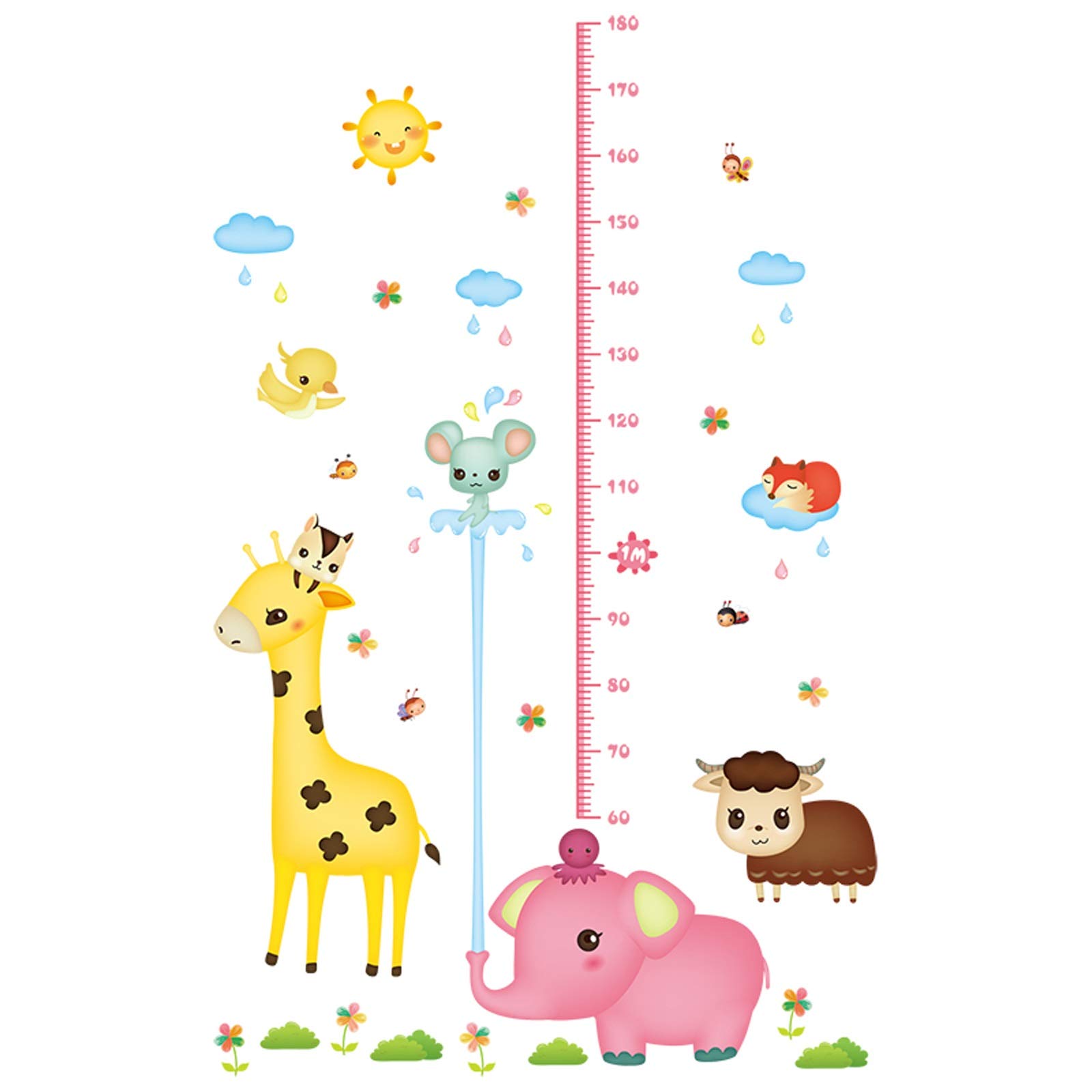 Buy HuaHong Growth Chart for Kids, Wall Measuring Height Charts, Wall ...