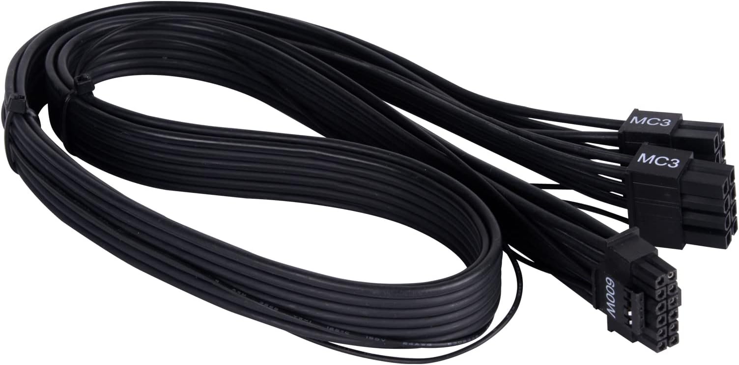 Amazon.com: SilverStone Technology PP14-EPS Dual EPS 8 pin (PSU) to 12 ...