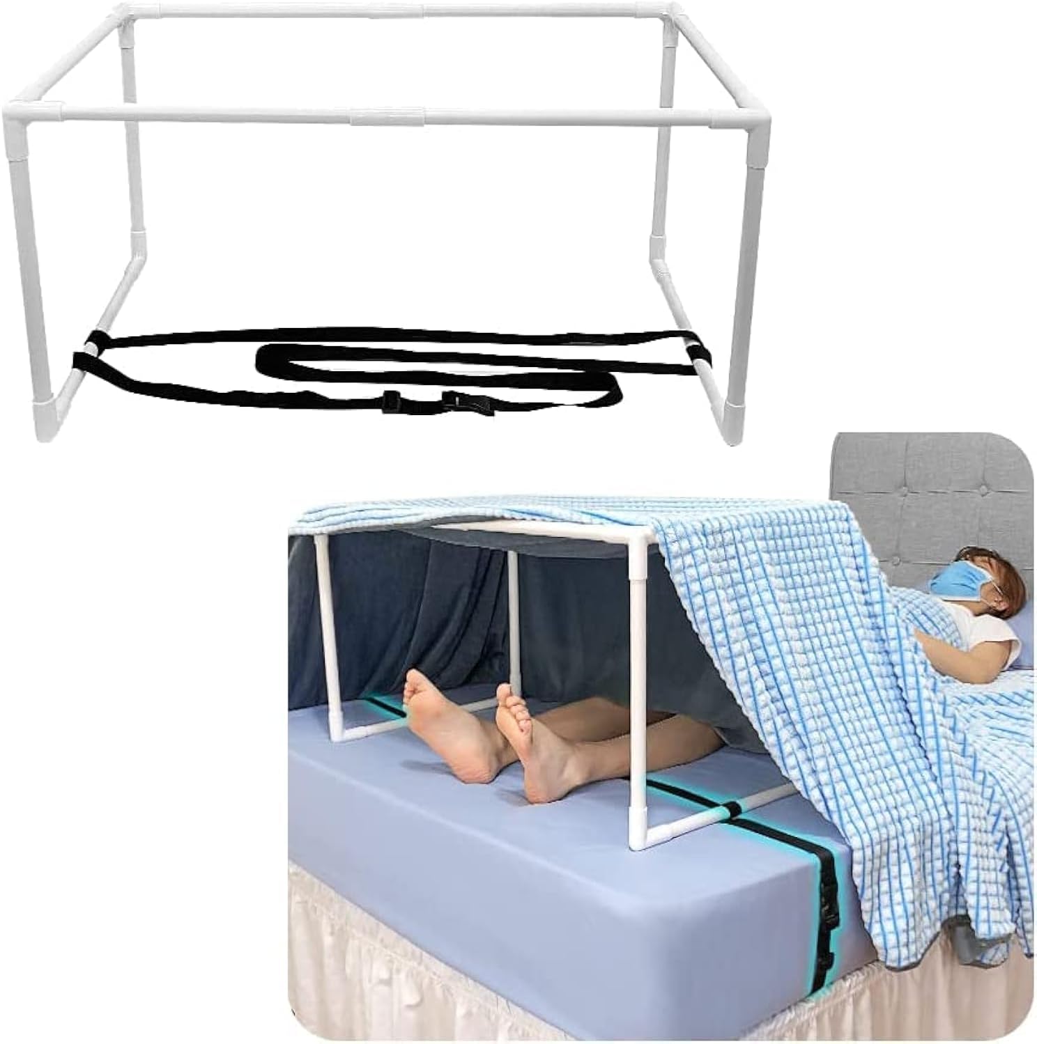 NEPPT Blanket Lifter for Feet Bed Sheet Lifters Foot Cradle Lift Bar Blanket Tent Hospital ...