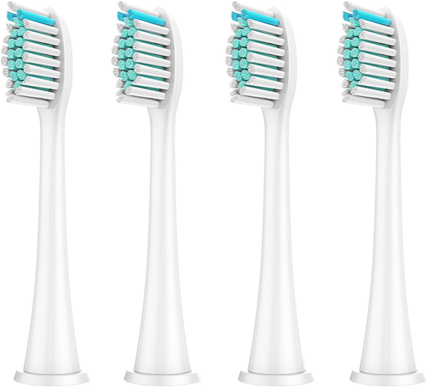 Amazon.com : 4 Pack Adult Replacement Toothbrush Heads Compatible with ...
